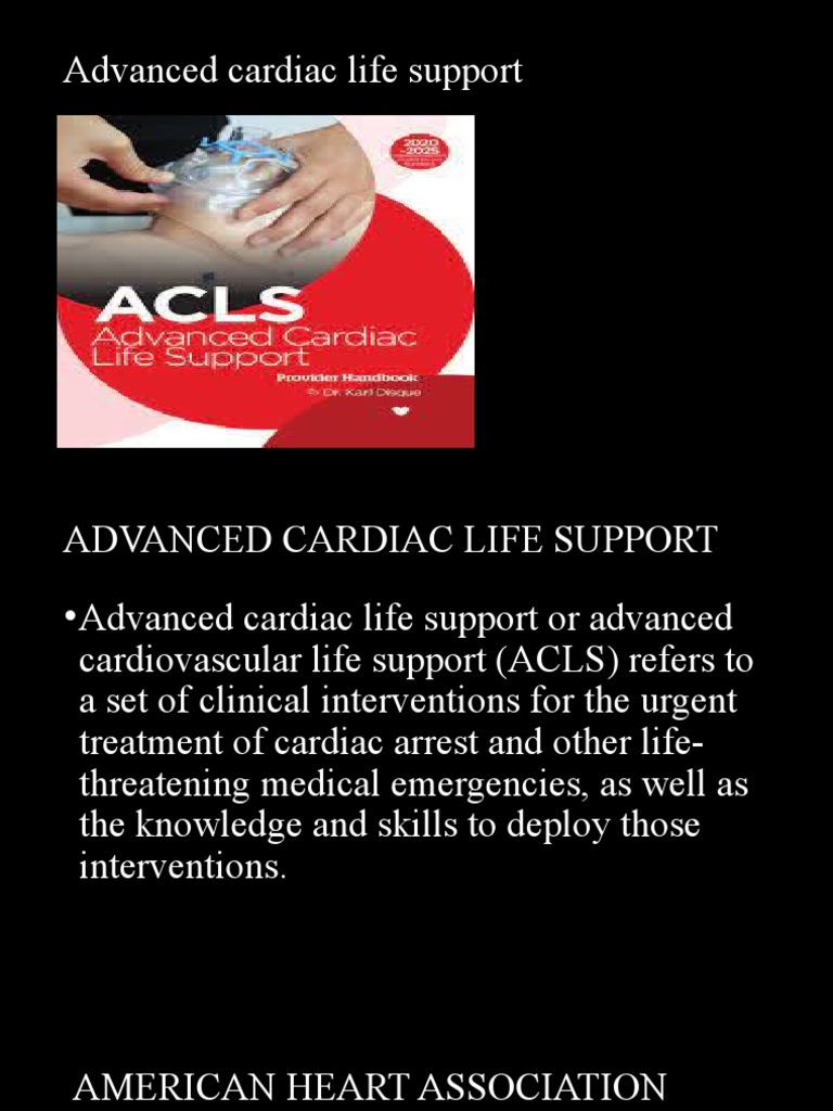 Acls | Download Free PDF | Cardiopulmonary Resuscitation | Cardiology