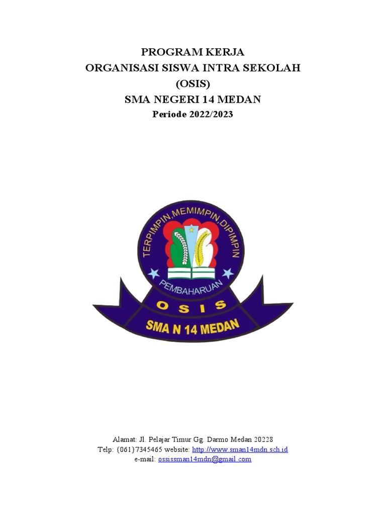 Proposal Progja Osis 2022-2023 | PDF | Ilmu Sosial | Kesehatan Holistik