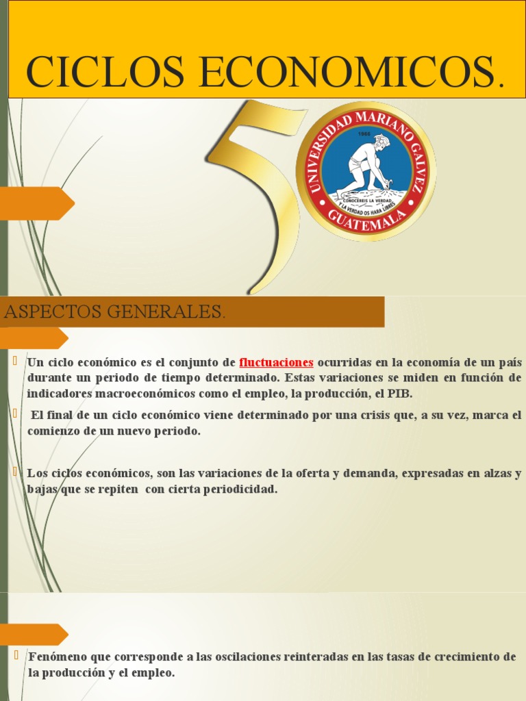 CICLOS ECONOMICOS-real | PDF | Ciclo comercial | Crecimiento económico