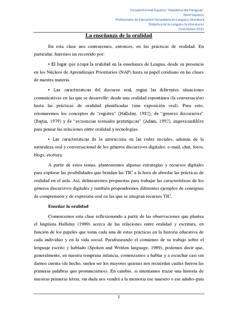 Clase 7 Didactica 1 | PDF