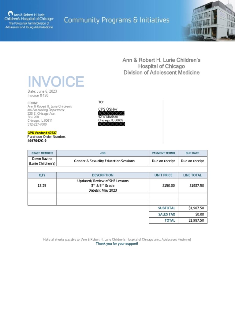 June6, 2023 Invoice | PDF
