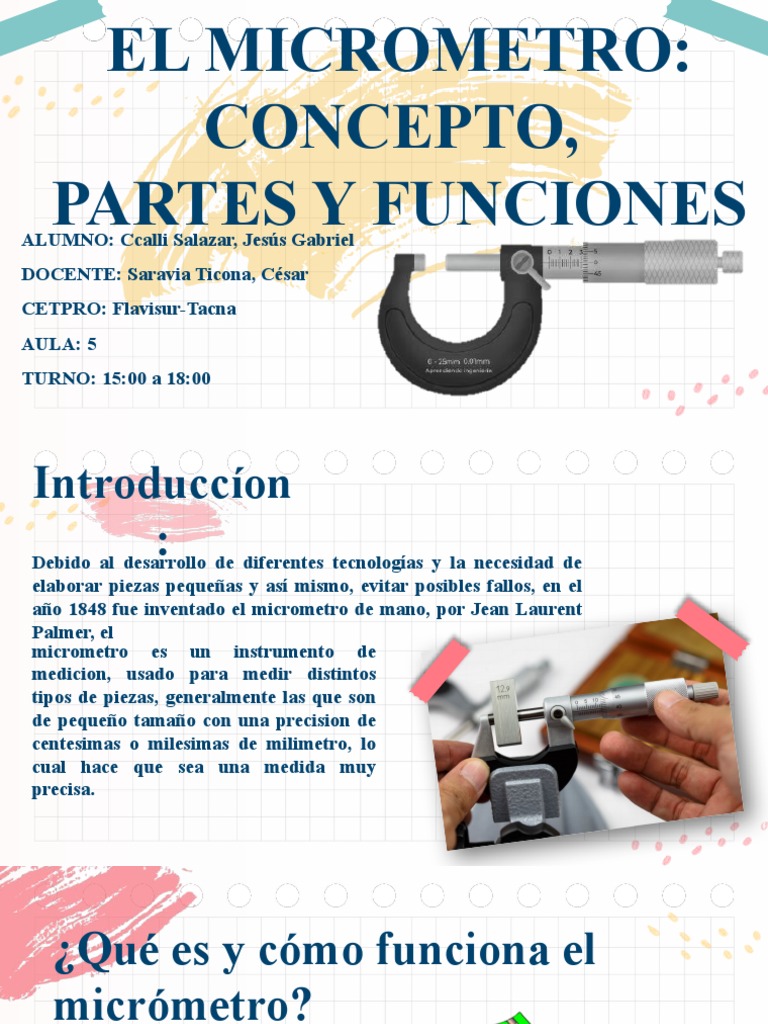 Micrómetro | PDF