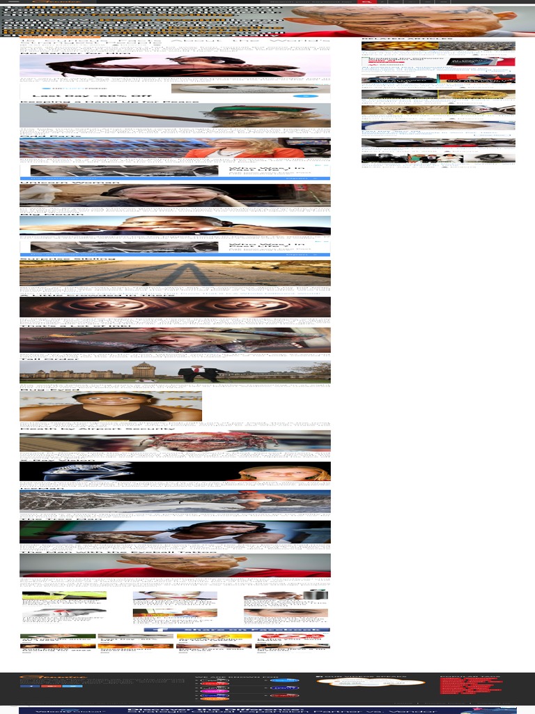 15 Curious Facts About The World's Strangest People - Genmice | PDF