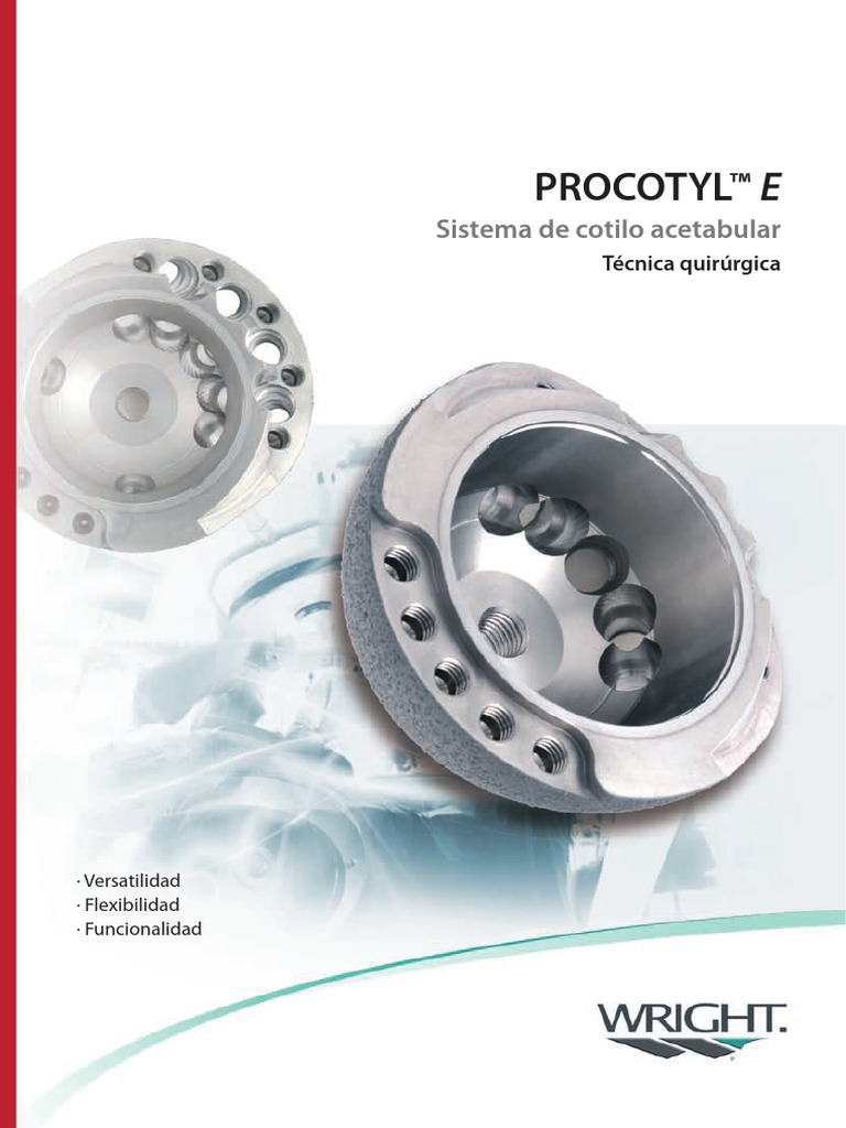 Cotilo Revisión (Procotyl) | PDF | Tornillo | Hueso