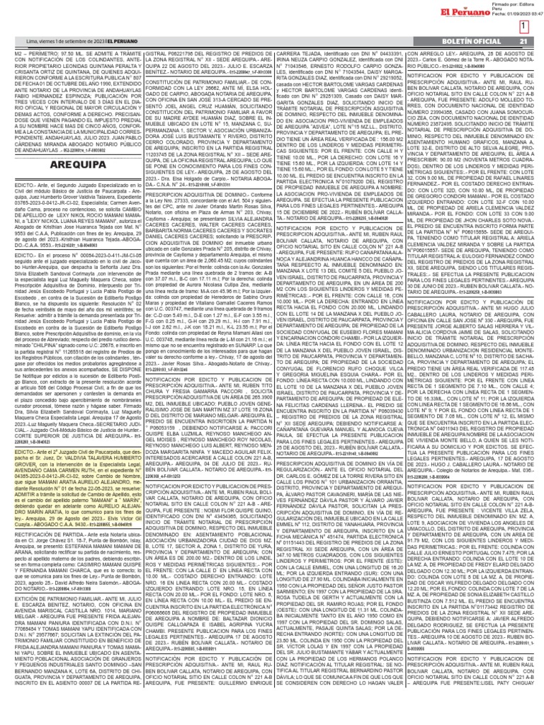 1 El Peruano - Merged - CMP | PDF 1 El Peruano - Merged - CMP | PDF