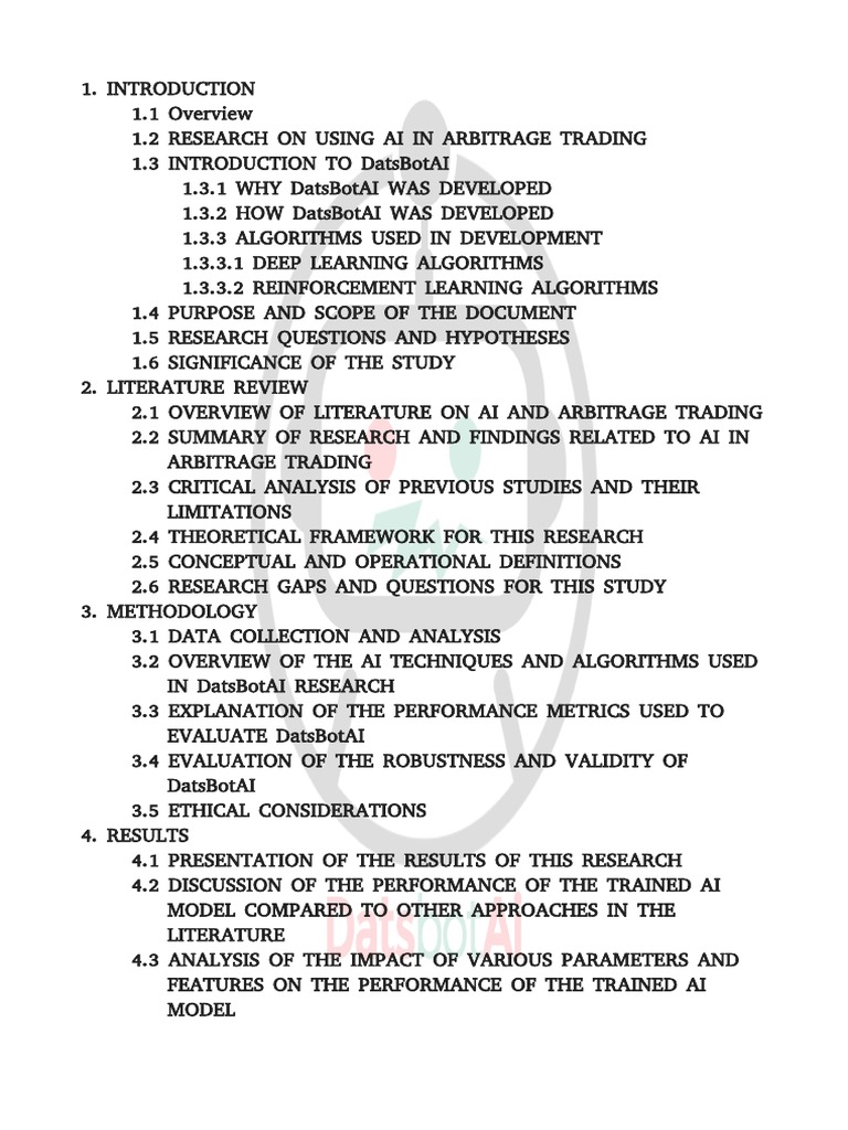 Datsbotai Project Documentation | PDF | Artificial Intelligence ...
