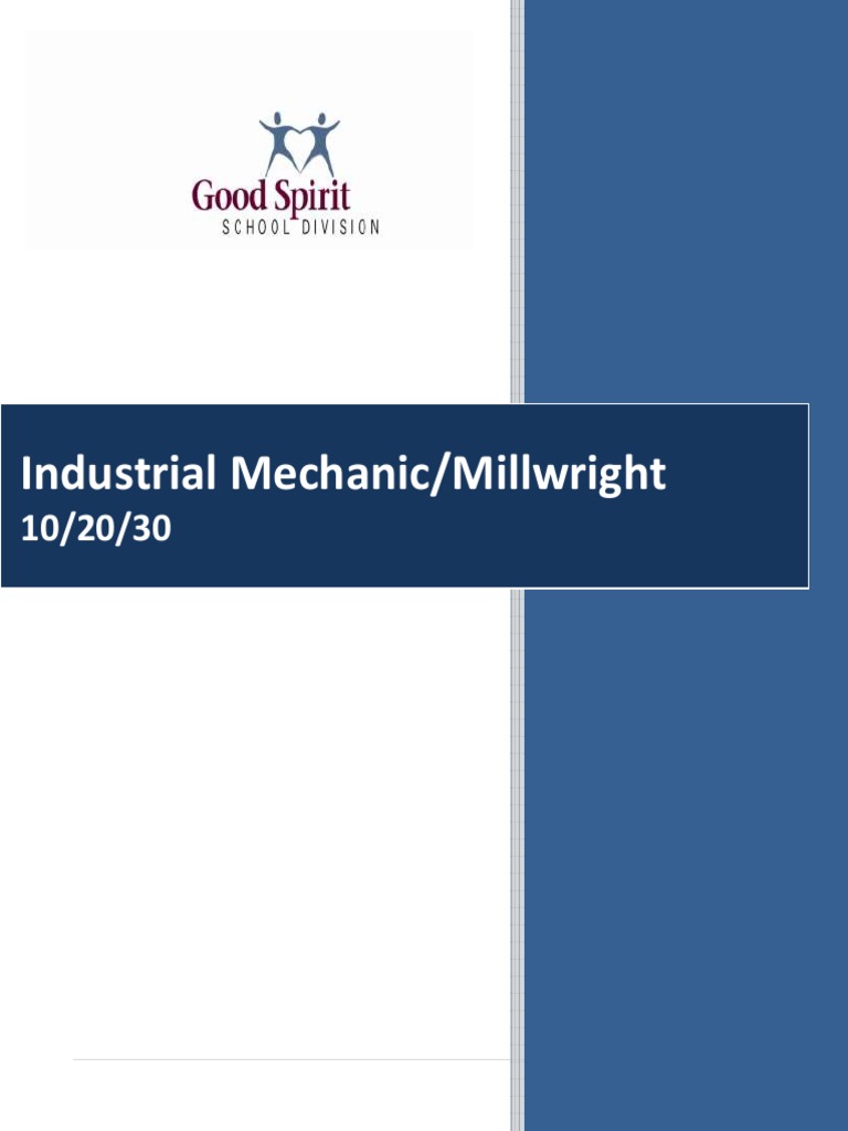 Millwright Curriculum Overview | PDF | Bearing (Mechanical) | Ratio
