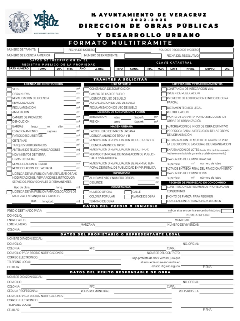 Formato Multitramite Veracruz 2022-2025 2022-02-15 150235 | PDF | Privacidad en internet