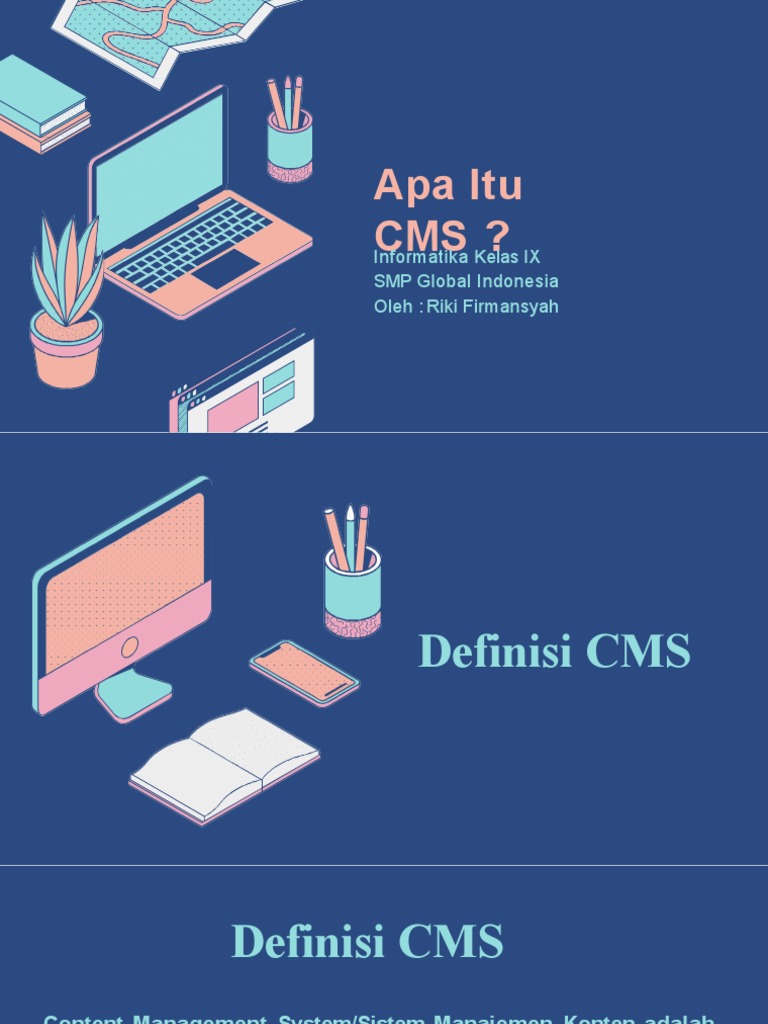 Materi PPT - CMS | PDF | Komputer | Teknologi & Rekayasa