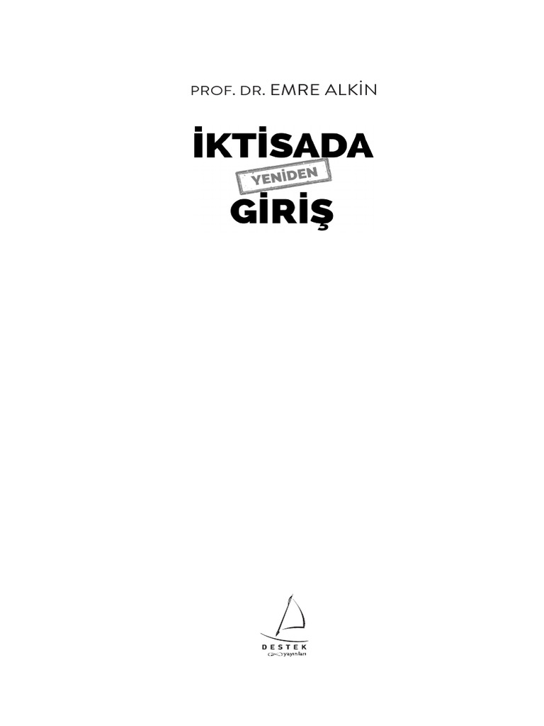 Iktisada Yeniden Giris Pdf
