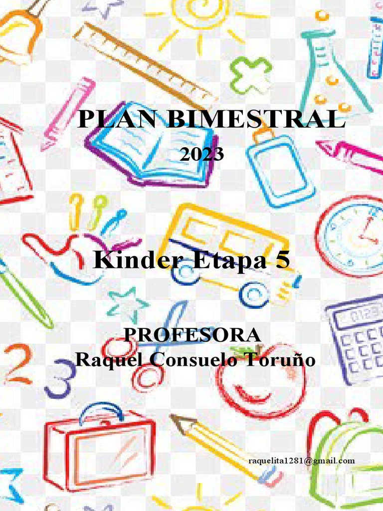 Plan Bimestral Kinder 5: Comunicación y Lenguaje | PDF | Las emociones ...