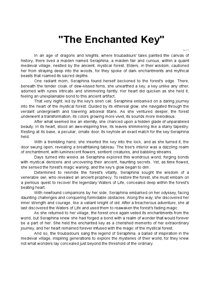 The Enchanted Key | PDF