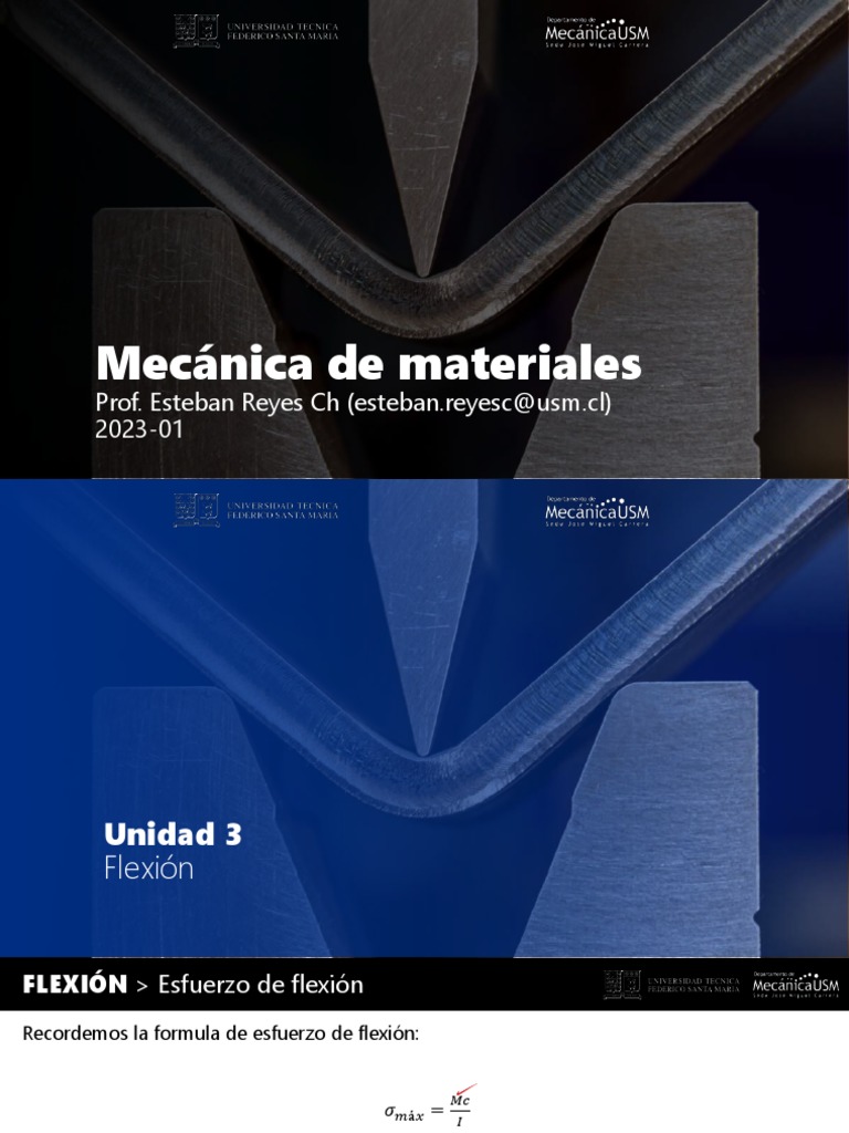 Mecanica de Materiales 3 | PDF | Doblar | Resistencia de materiales
