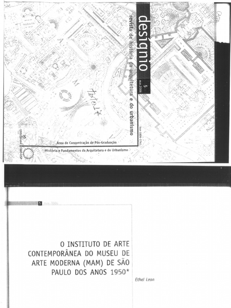 LEON O IAC Do Masp Anos 1950 Revista Designio | PDF