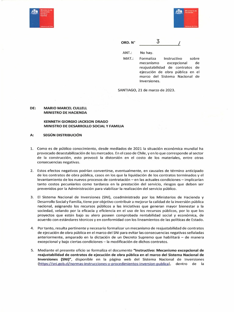 Oficio 3 Mas Instructivo | PDF | Estado (política)