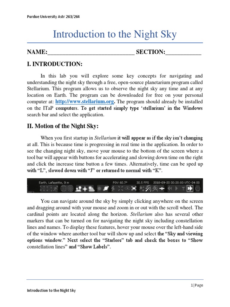 Stellarium | PDF | Astronomy | Physical Sciences