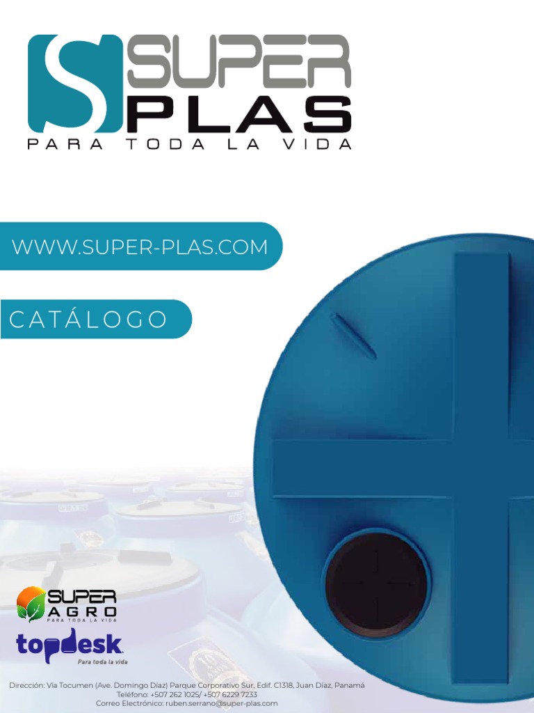 Catalogo SUPER PLAS X Editable Version 15 | PDF | Aguas residuales | Residuos