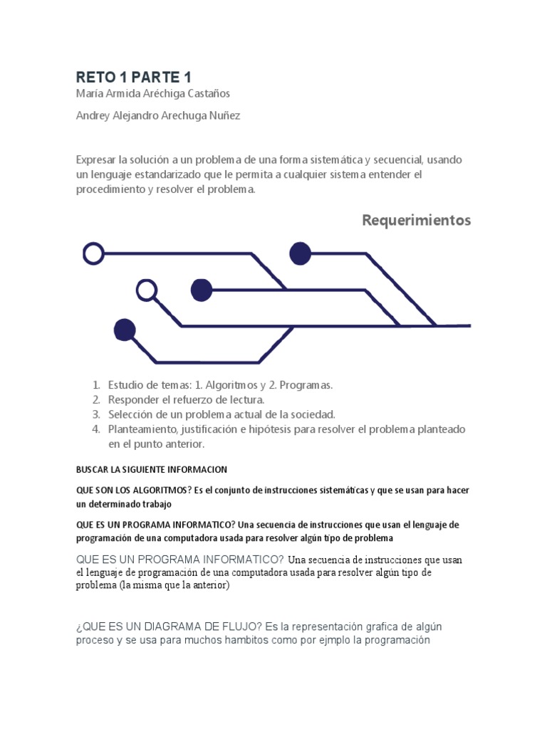 Reto 1 - Parte 1 | PDF