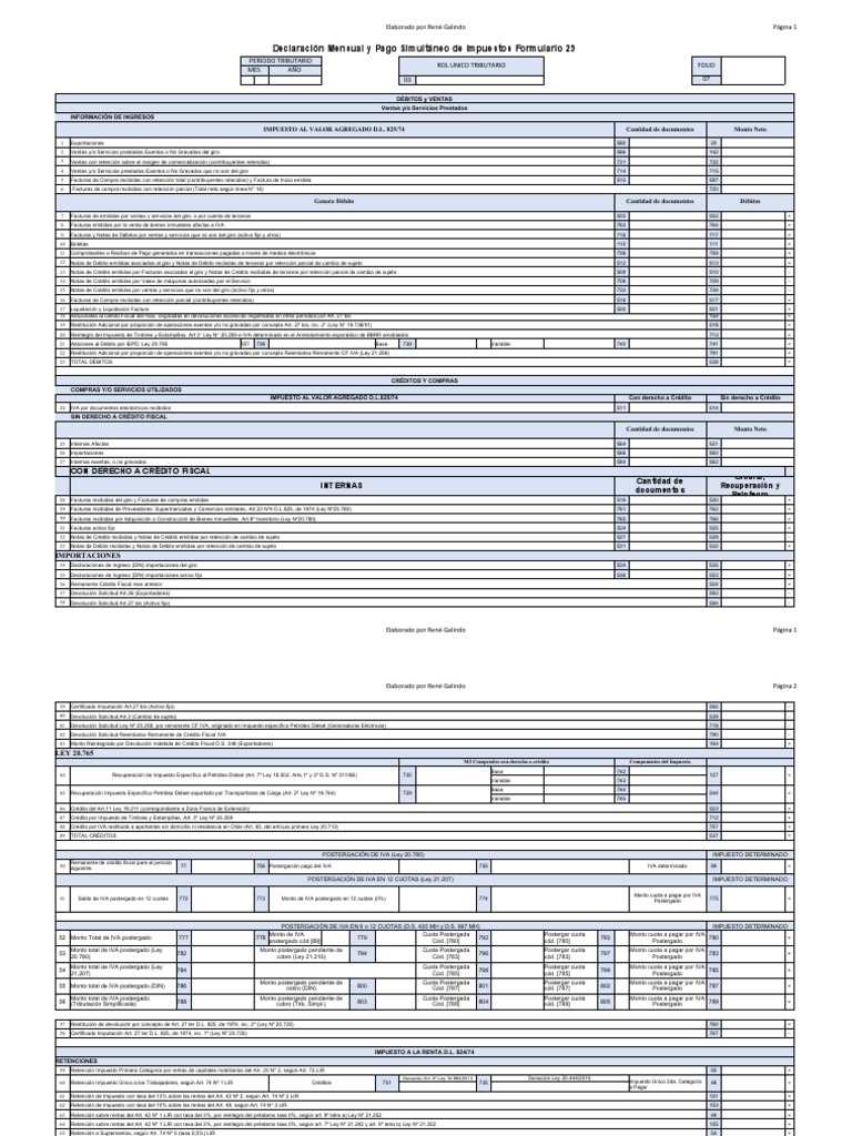 Formulario 29 Act 01.08.2023 | PDF | Impuesto al valor agregado | Impuestos