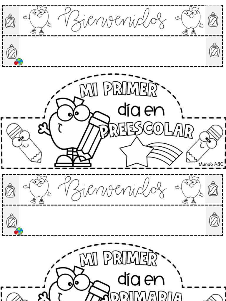 Coronas Primer Día de Clases | PDF