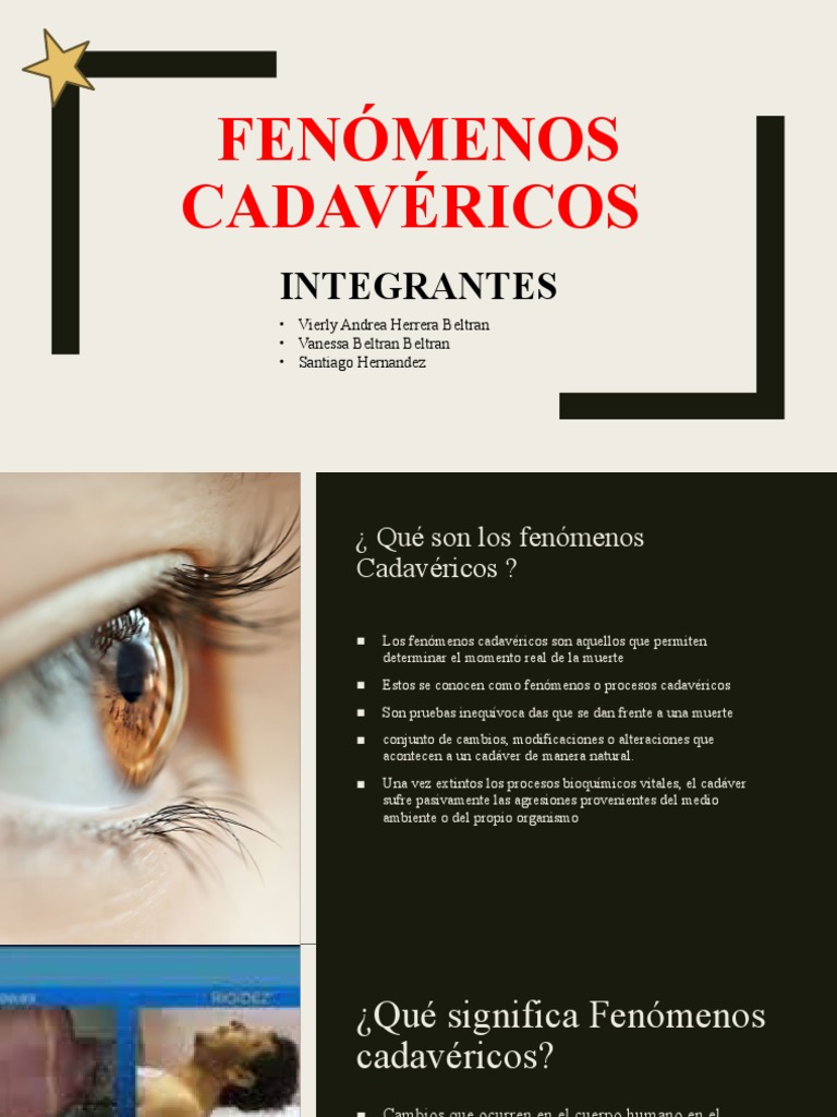 Fenomenos Cadavericos | PDF