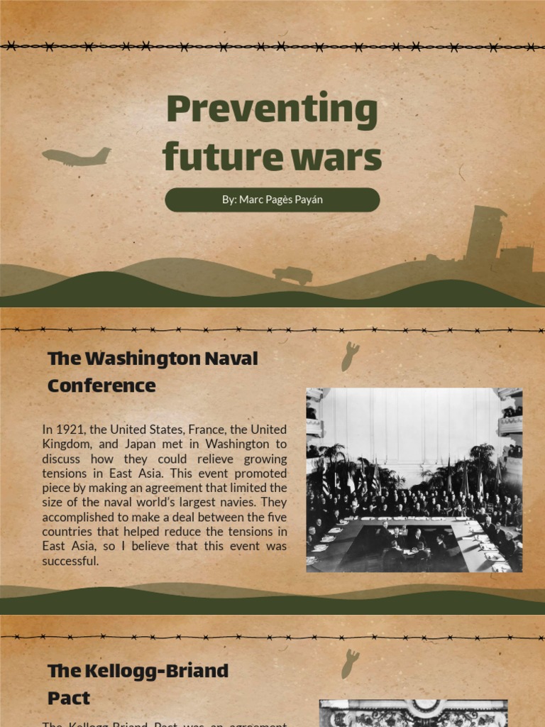 Preventing Future Wars | PDF | Travel | History