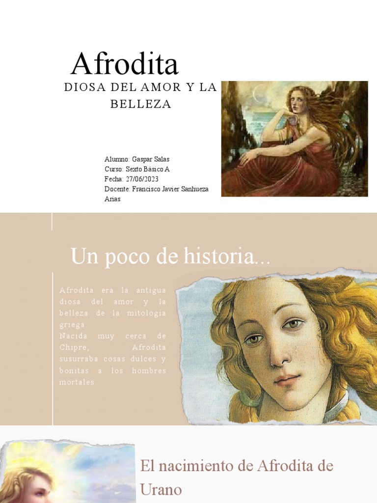Presentación de Afrodita. | PDF