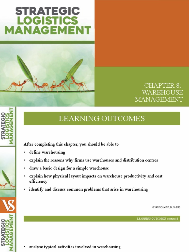 Chapter 4 Warehousing Pdf Warehouse Supply Chain