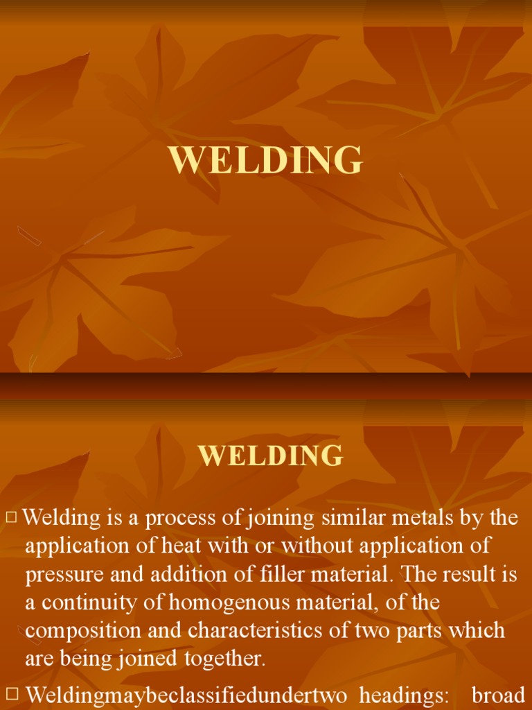 WELDING Presentation | Download Free PDF | Construction | Welding
