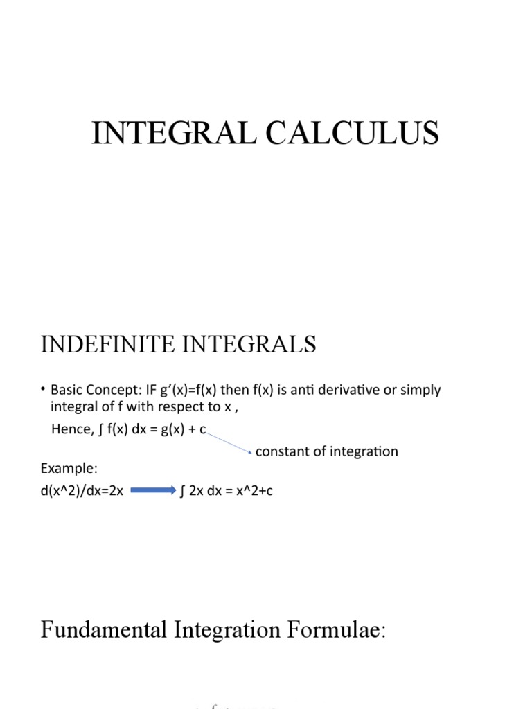 Integral Calculus | PDF | Integral | Mathematics