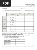 Dibels - 8 - Benchmark - 8 - Scoring 2023 Australasian | PDF