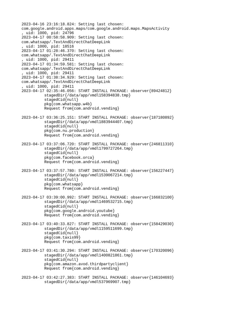 PM Debug Info | PDF | Android (Operating System) | Mobile Telecommunications User Equipment