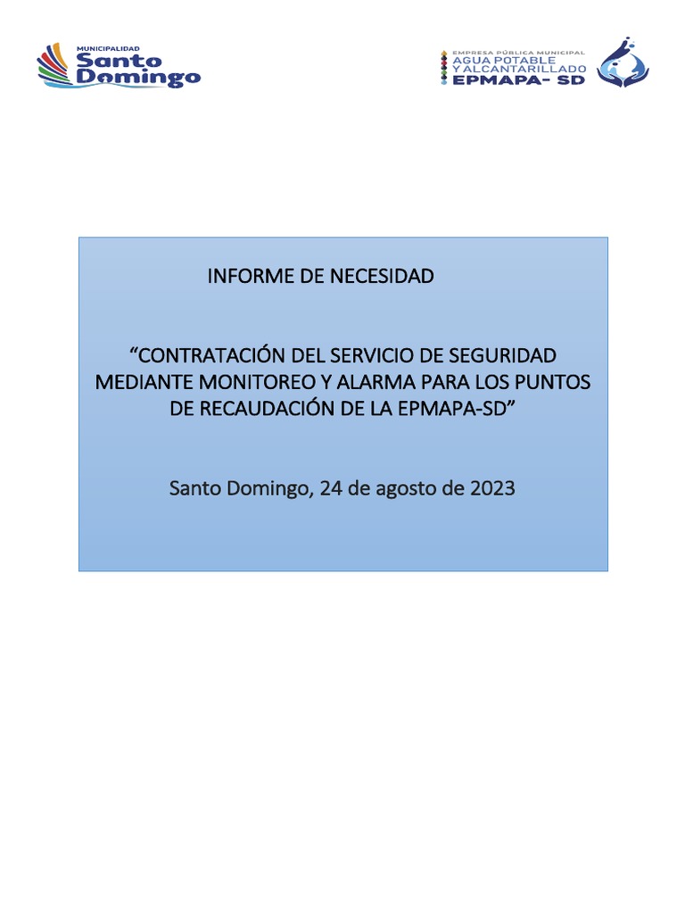 Informe de Necesidad - Scanner-Signed (1) - Signed-Signed | PDF