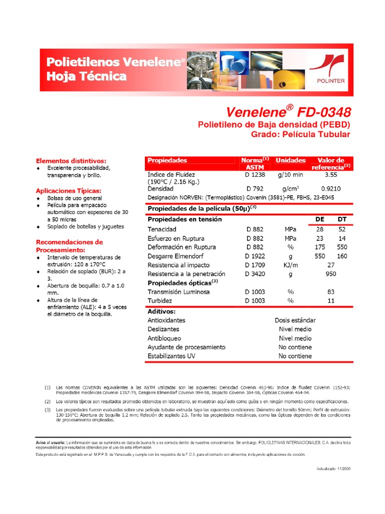 Venelene FD-0348 | PDF