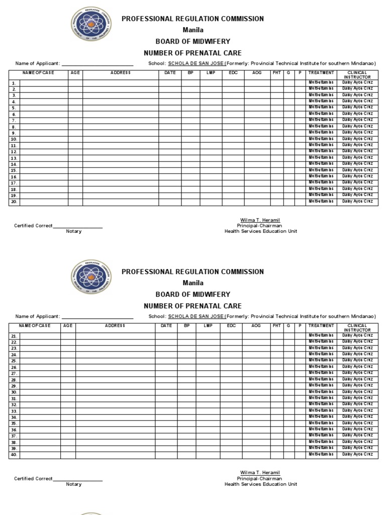 Prenatal Case Format | PDF | Midwifery | Health Economics