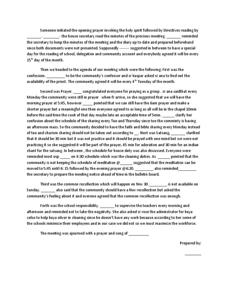 House Meeting | PDF | Prayer | Christian Worship And Liturgy