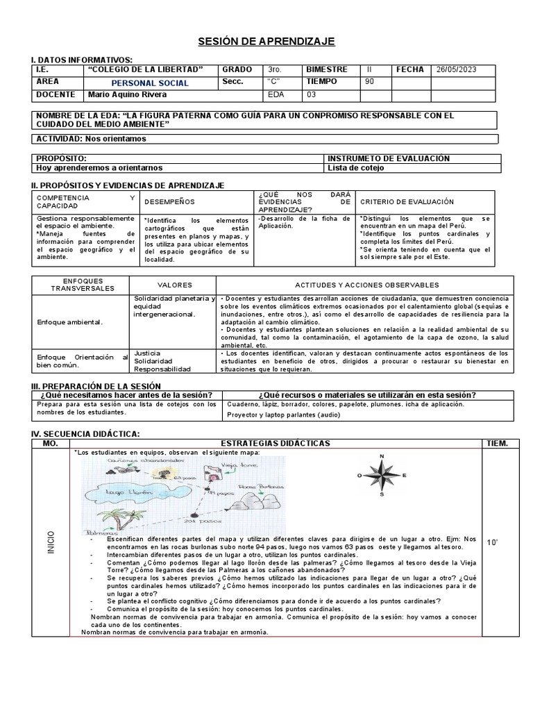 Día 4 Personal Social Seman 10 D 5 | PDF | Entorno natural | Aprendizaje