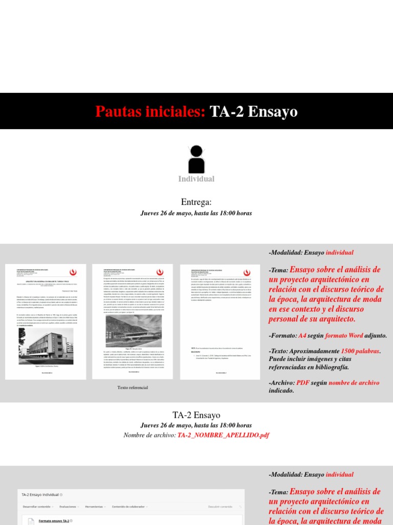 Indicaciones y Rúbrica TA-2 | PDF