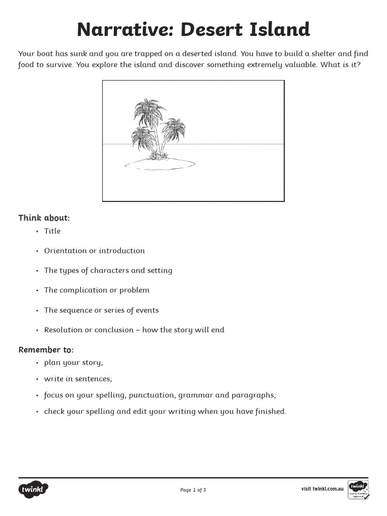 NAPLAN-Style English - Year 3 or Year 5 Example Test Set 7 Narrative | PDF