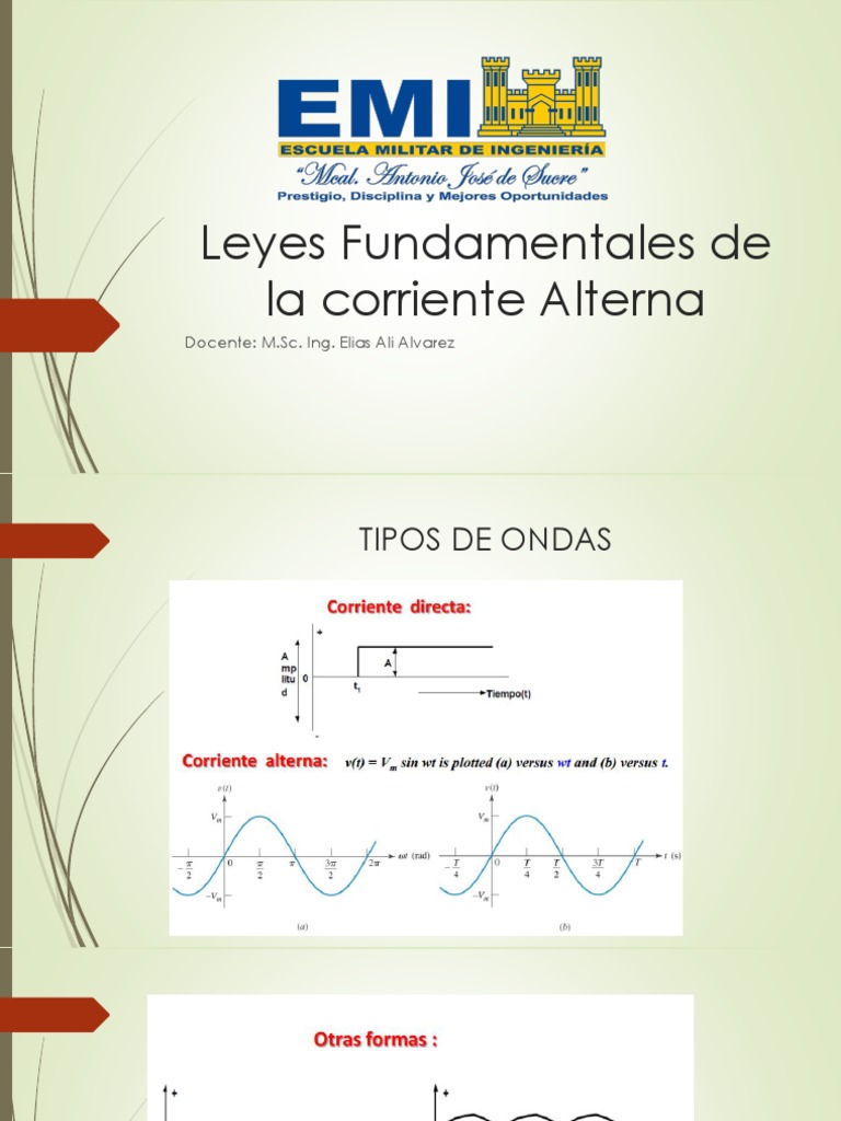 Leyes de Corriente Alterna y Análisis de Circuitos | PDF