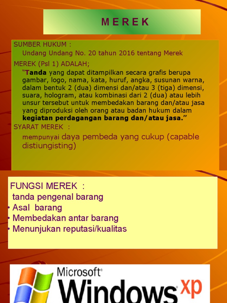 Panduan Lengkap Pendaftaran Merek | PDF