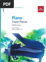 ABRSM - Grade 1 Piano Book | PDF