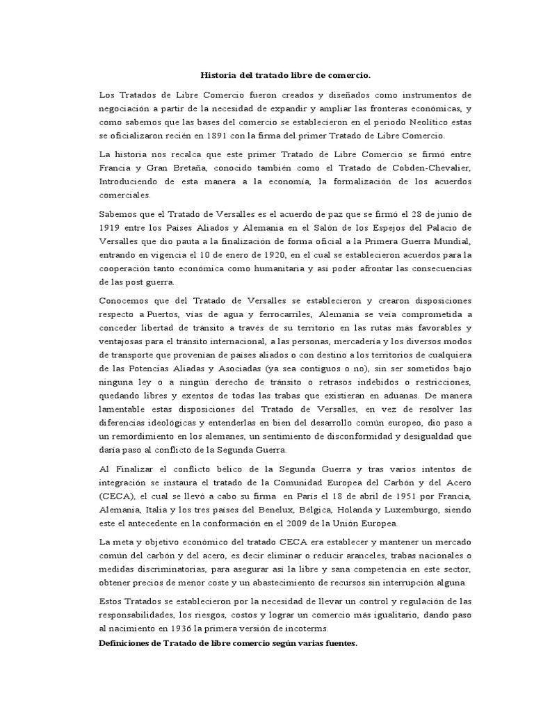 TLC El Salvador 2.0 | PDF | Comercio | Tratado de Libre Comercio ...