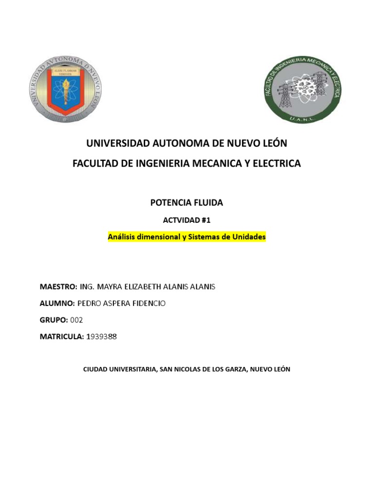 ACT 1 Potencia Fluida | PDF