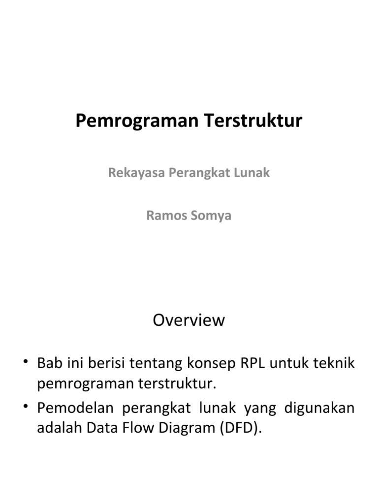 Pemrograman Terstruktur dan DFD | PDF | Seni | Komputer