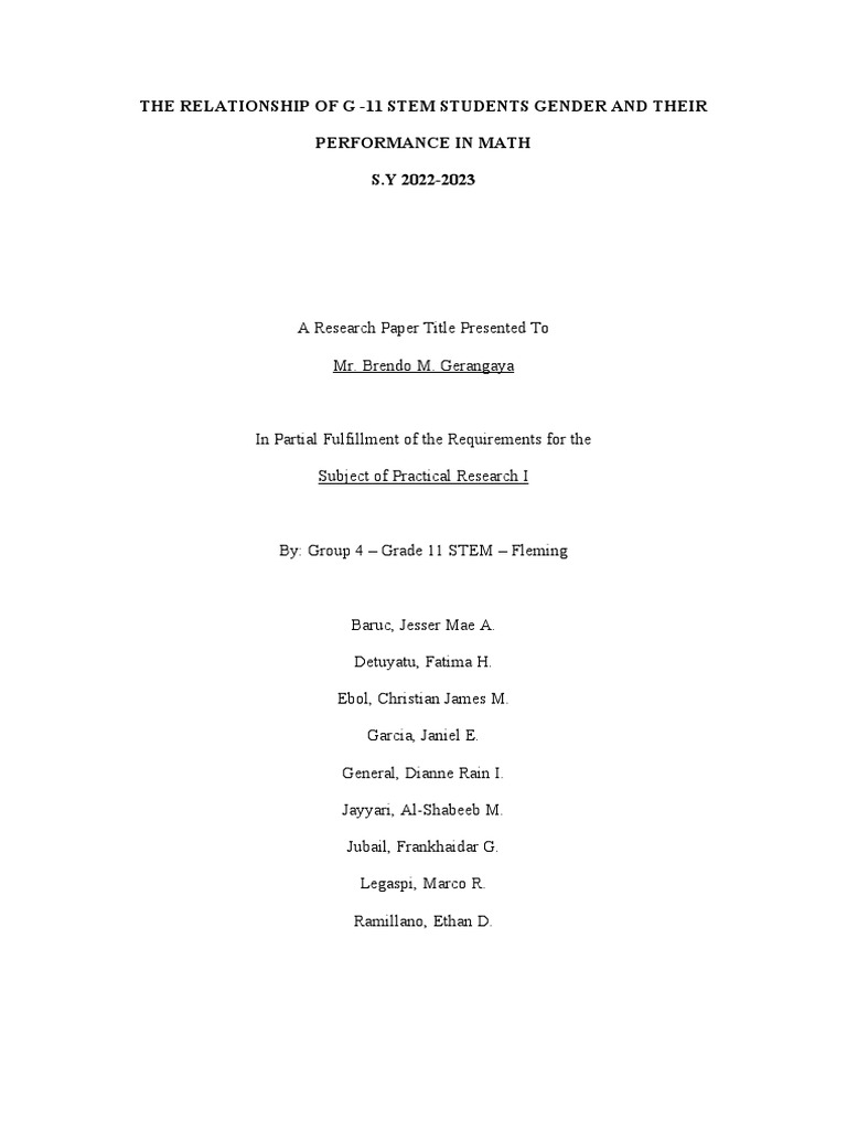 PR 1 | PDF | Curriculum | Mathematics