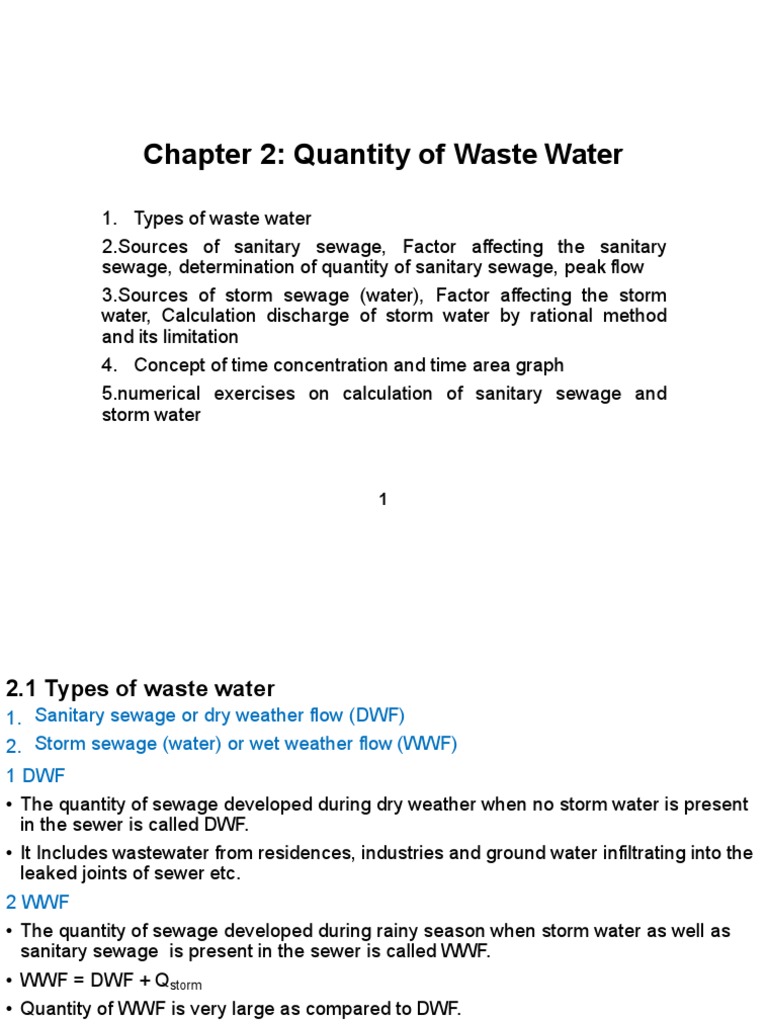 Wastewater Management Essentials | PDF | Sewage | Sanitary Sewer