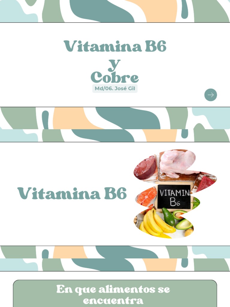 Vitamina B6 y Cobre | PDF