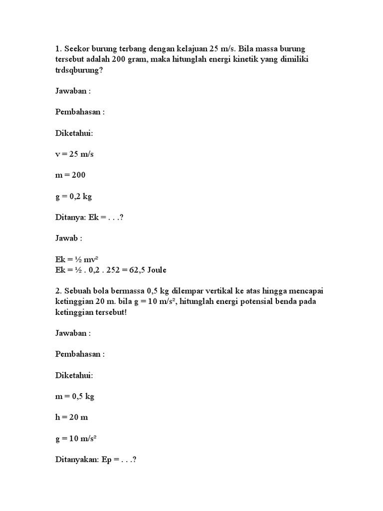 Soal Fisika | PDF | Ilmu Sosial | Metode & Bahan Ajar