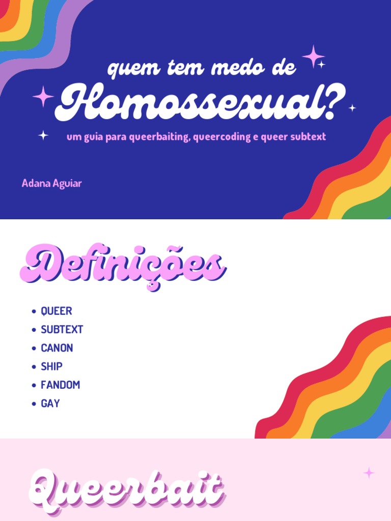 Guia de Queerbaiting e Queercoding | PDF | Ciências Sociais | Filosofia
